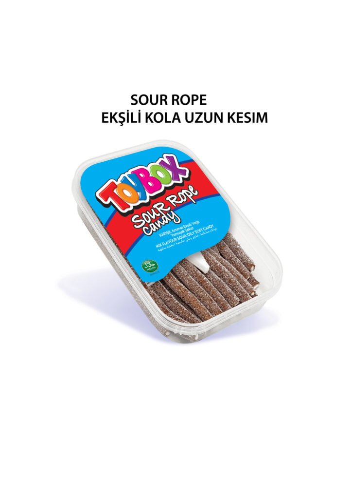 TOYBOX LICORICE SOUR ROPE- COLA (LONG SIZE) 200gr | MandarinKa.ae