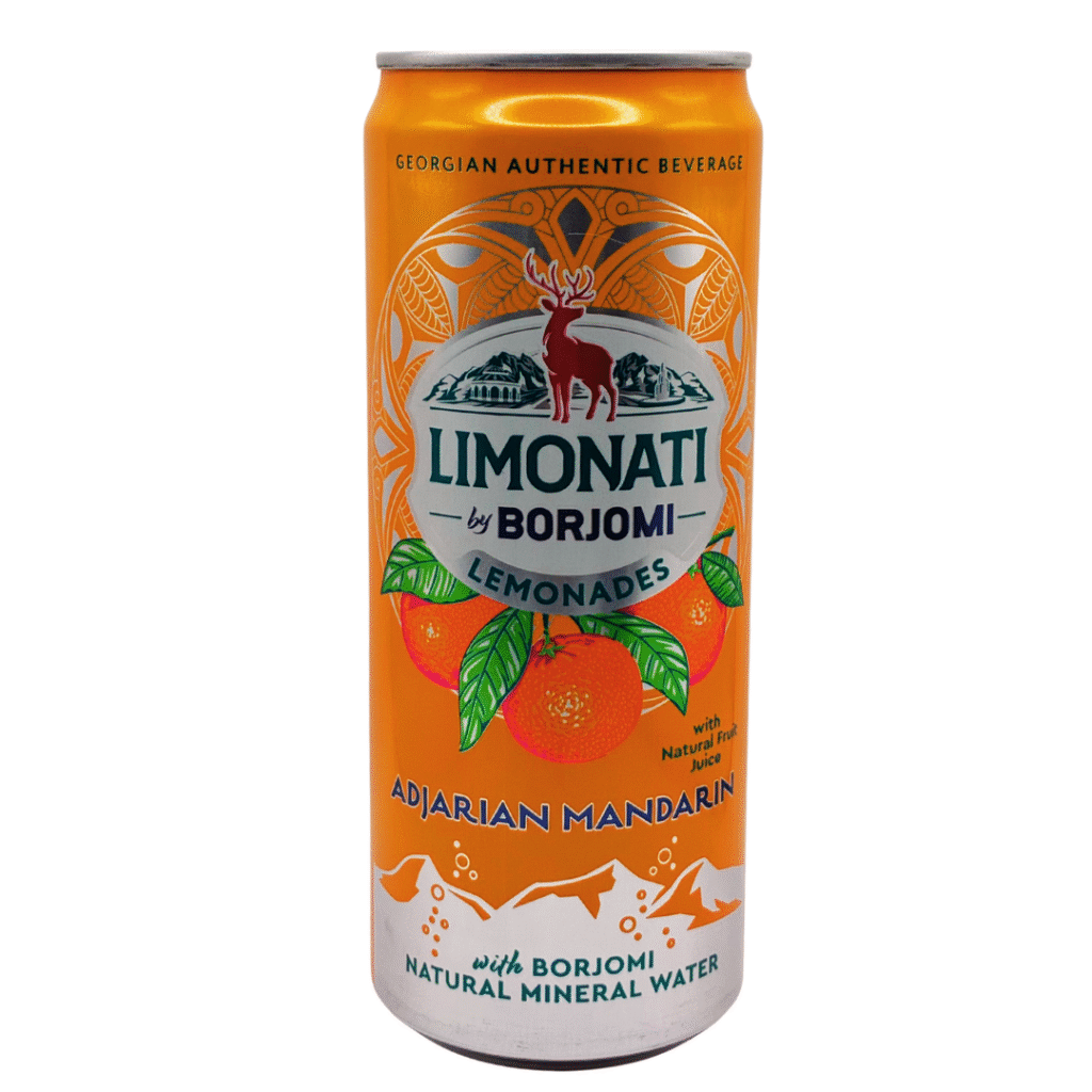 BORJOMI NATURAL MINERAL WATER ADJARIAN MANDARIN 330 ml | MandarinKa.ae